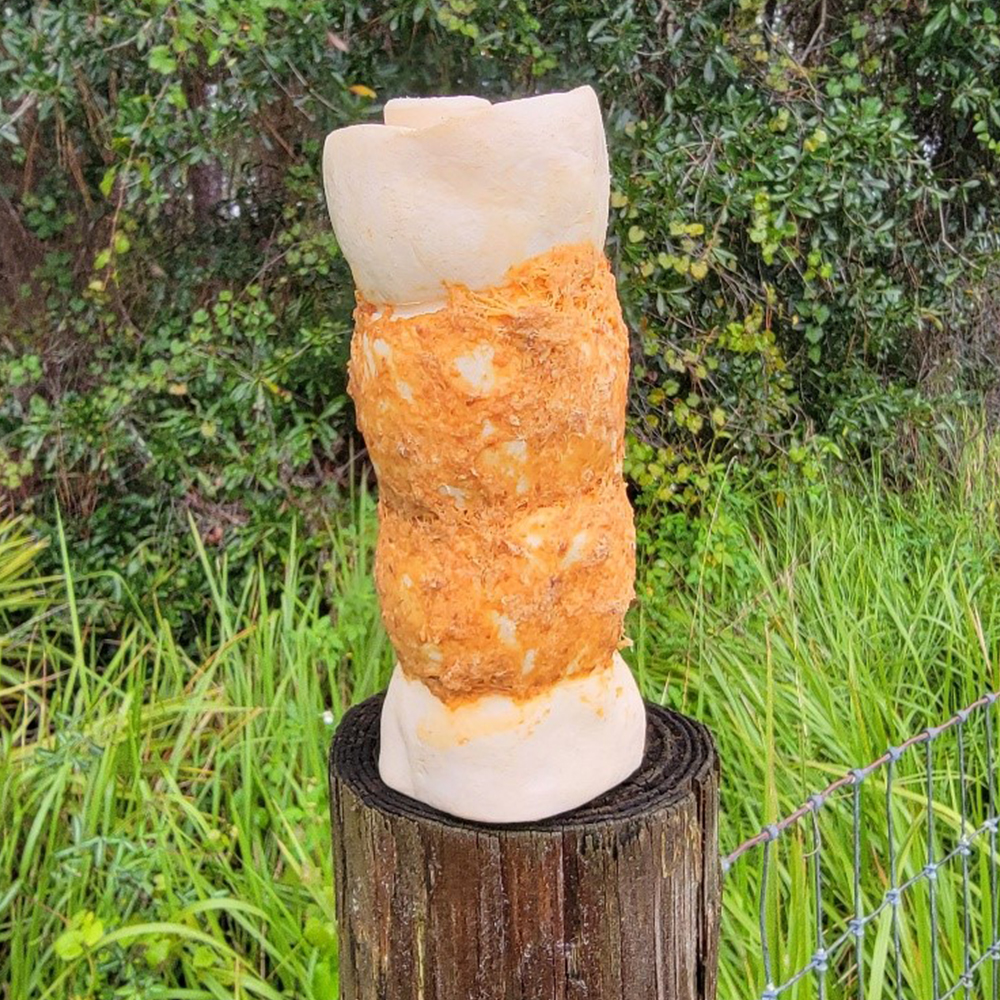 Bullysticks Organic: Beef Cheek Roll 5"-6" Chicken Basted (6 per bag)